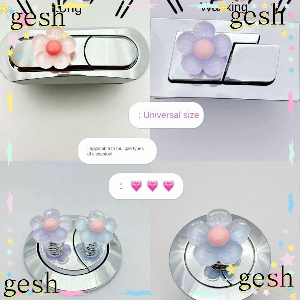 GESH1 1/2PCS Toilet Lid Lifter, Flower Shaped Labor-saving Toilet Flush ...
