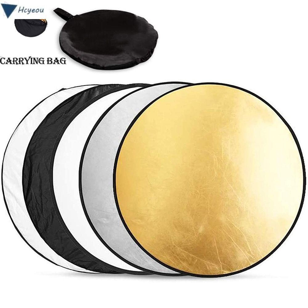 HCYEOU 2/5in1 Photography Reflector, Outdoor Portable Light Diffuser ...