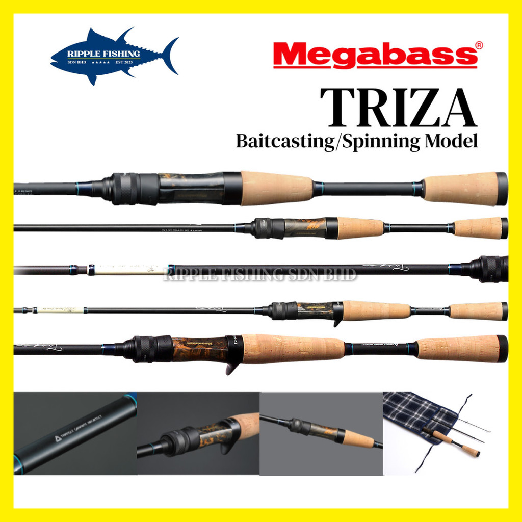 MEGABASS TRIZA CASTING & SPINNING BASS ROD JAPAN PRODUCT Fishing Rod Outdoor Sports Equipment ...