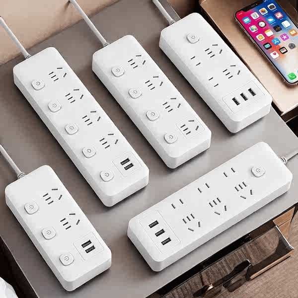 unplug Jalur kuasa soket pelbagai fungsi isi rumah dengan kabel ...