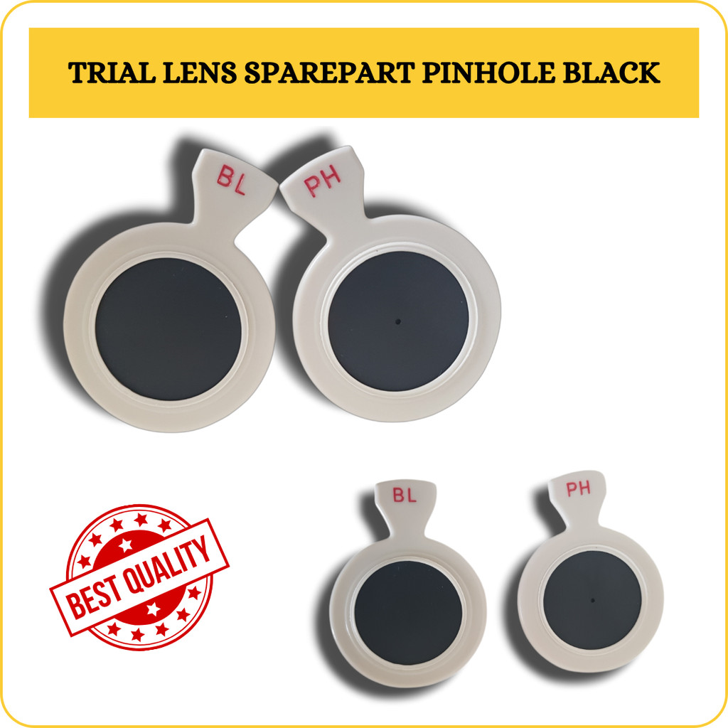 MATA Trial Lens Pinhole Black – Accurate & Practical Eye Test Lens ...