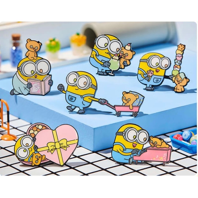 KEEP co-branded Minion Bob badge, blind box confirmation style, love ...