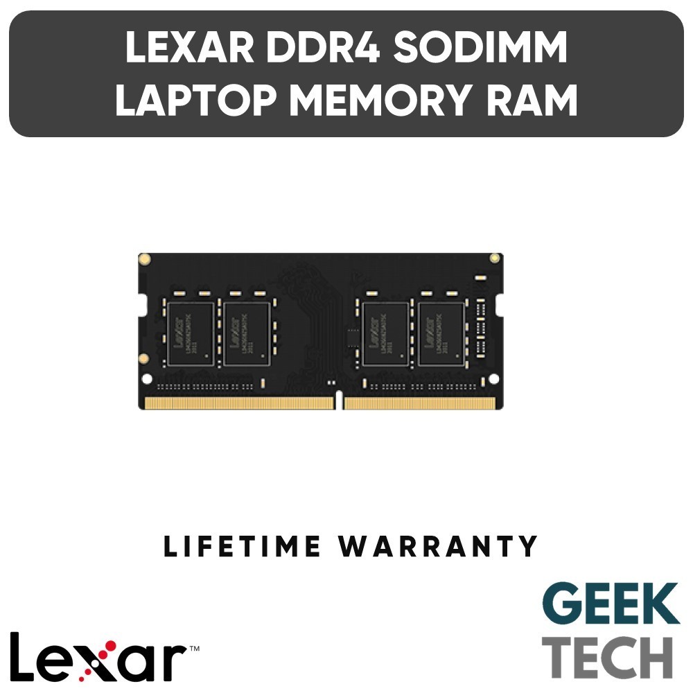 LEXAR DDR4 SO-DIMM Notebook Laptop Memory RAM 3200MHz 8GB/16GB/32GB | Shopee Malaysia