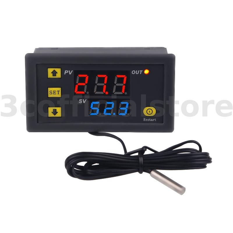 Temperature Controller Digital Display Thermostat Module Temperature Control Switch Micro ...