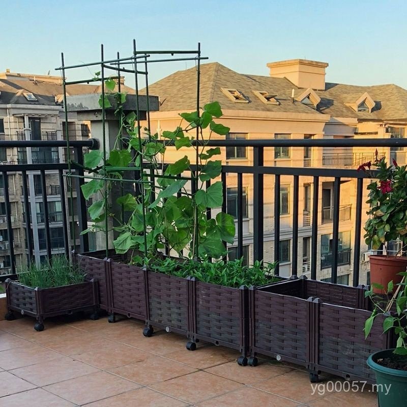 Flower Pot Flower Box Planting Box Flower Groove Deep Roof Vegetable ...