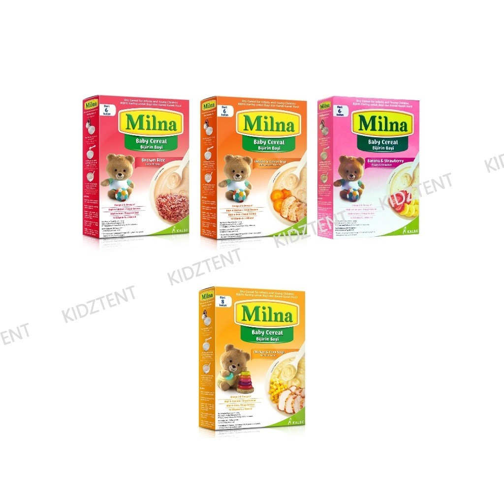 [HALAL] Milna Bijirin Bayi 120g untuk 6 bulan+ / Milna Baby Cereal 120g ...