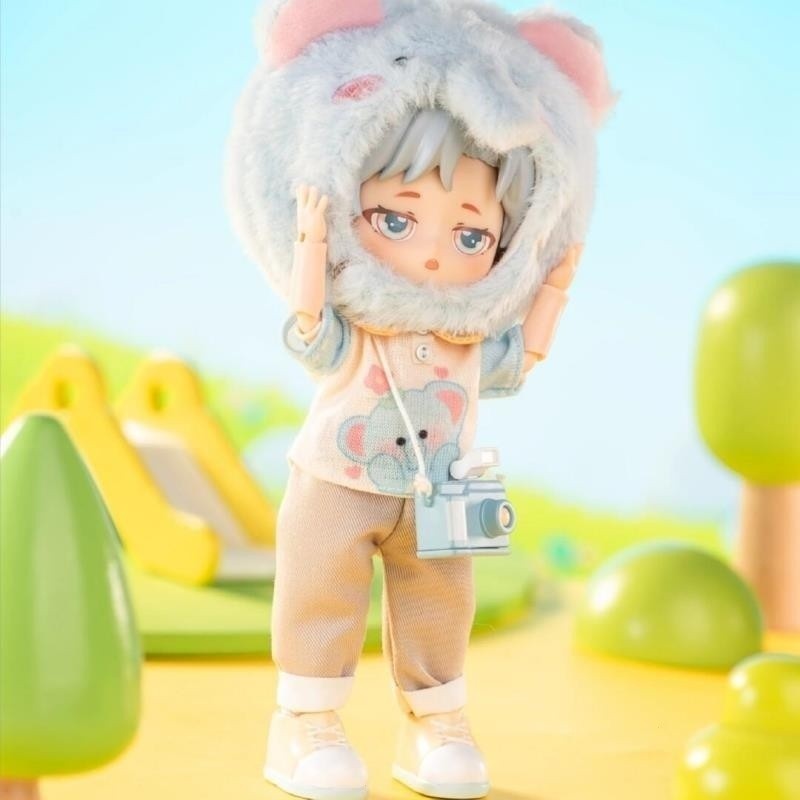Simontoys Paterson Garden Party Series Blind Box Male Classmate Plush Mobile Joint Doll 12 ...