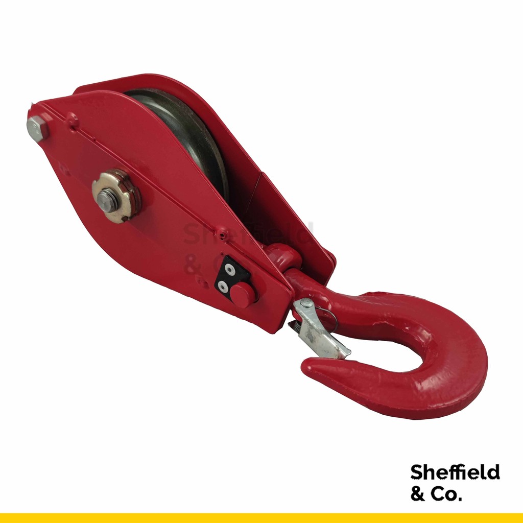 ODIN Steel Pulley Block, Single Sheave, 3.2T (Sheave Diameter: 6 ...