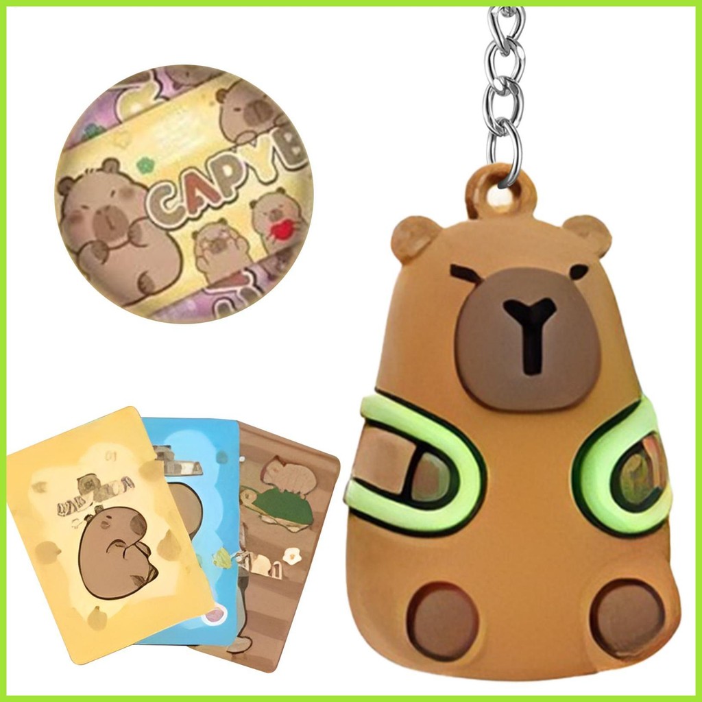 Capybara Doll Toy Ball Capybara Animal Craft Toy Hand Painted Model ...