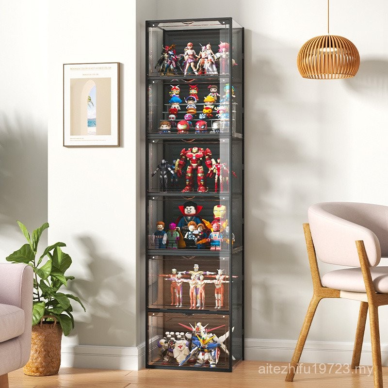 Transparent Transparent Hand-Made Display Cabinet Lego Storage Rack Toy ...