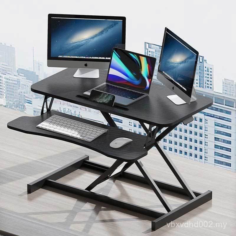 Sgseller Lifting Computer Desk Adjustable Heightening Rack Desktop Desk ...