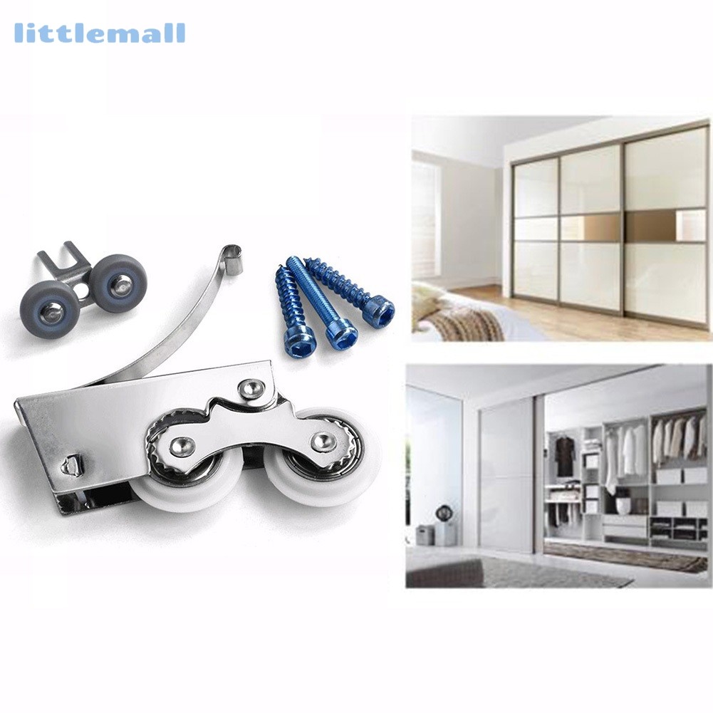 [LLMA]Sliding Door Roller Double Wheel Door Pulley Roller Sliding Wheel ...