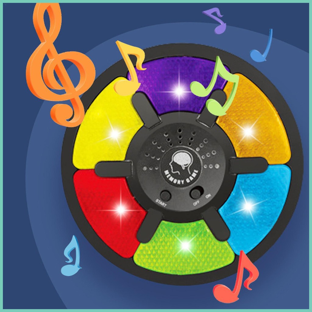 Electronic Memorizing Game Electronic Game with Sounds Brain Light Up ...