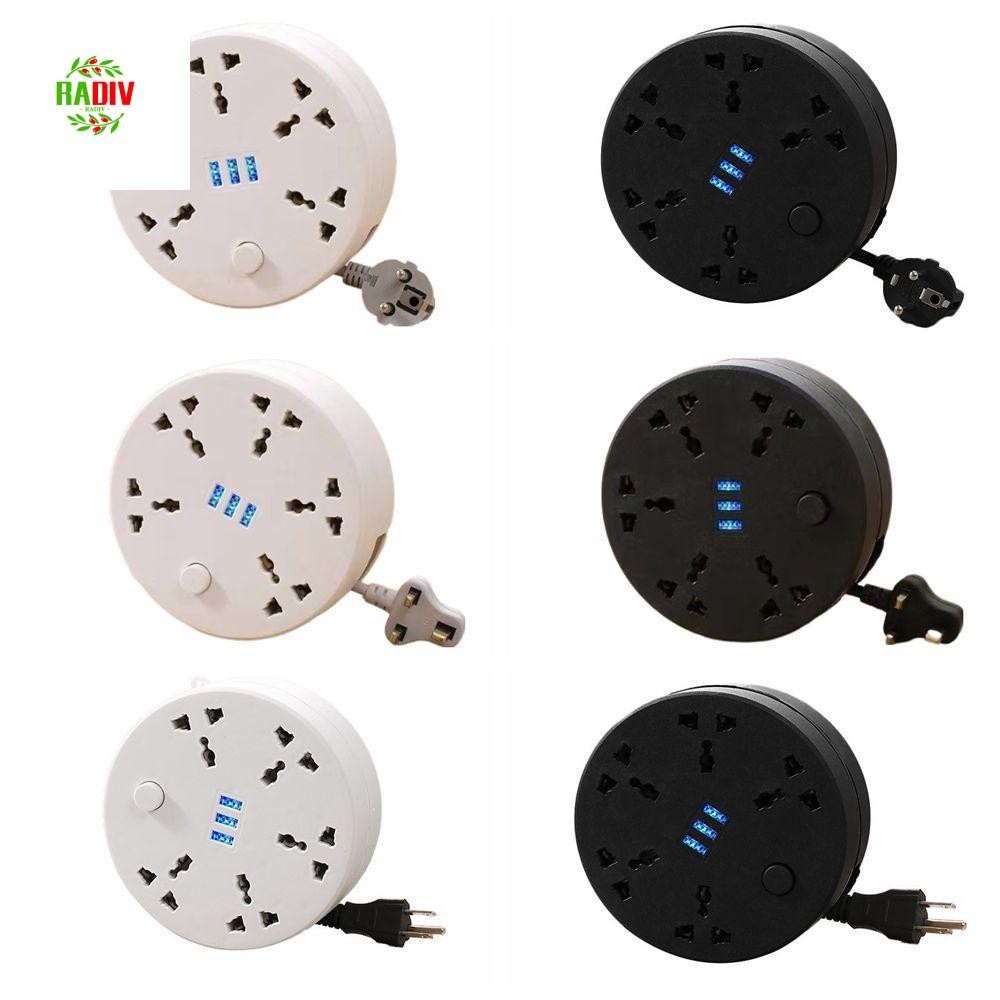 RADIV Power Extension Board, Circular Universal Multi Outlet Power ...