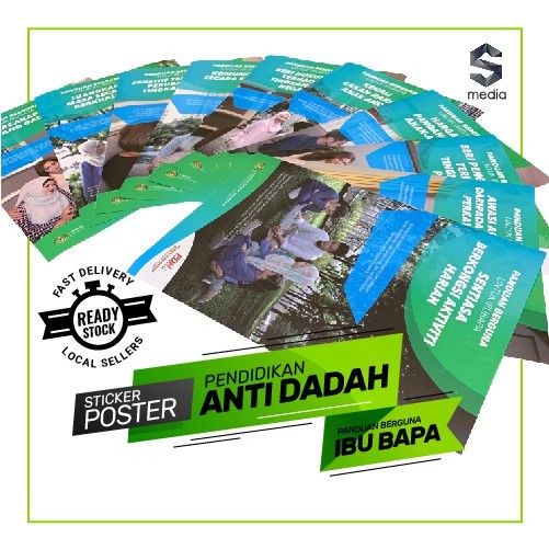 Poster Sticker Pendidikan Anti Dadah Set Panduan Berguna Ibu Bapa ...