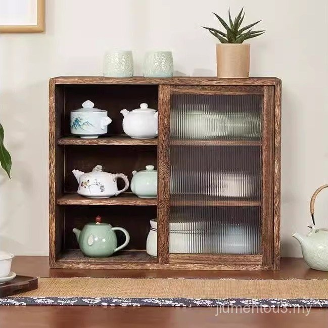 Anti-dust Bogu Rack Small Locker Tea Set Display Cabinet Placement Rack ...