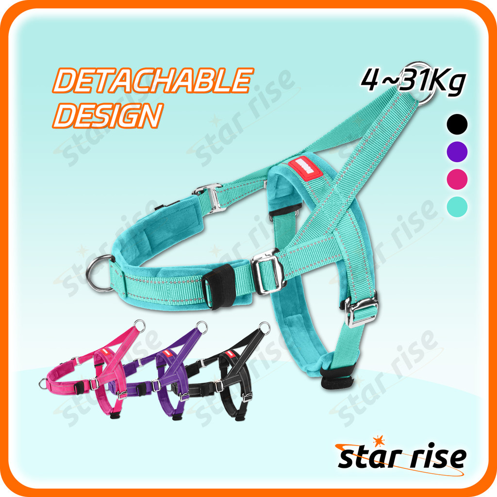 【STAR RISE】Removable Small Dog Harness Universal Size Cool and ...