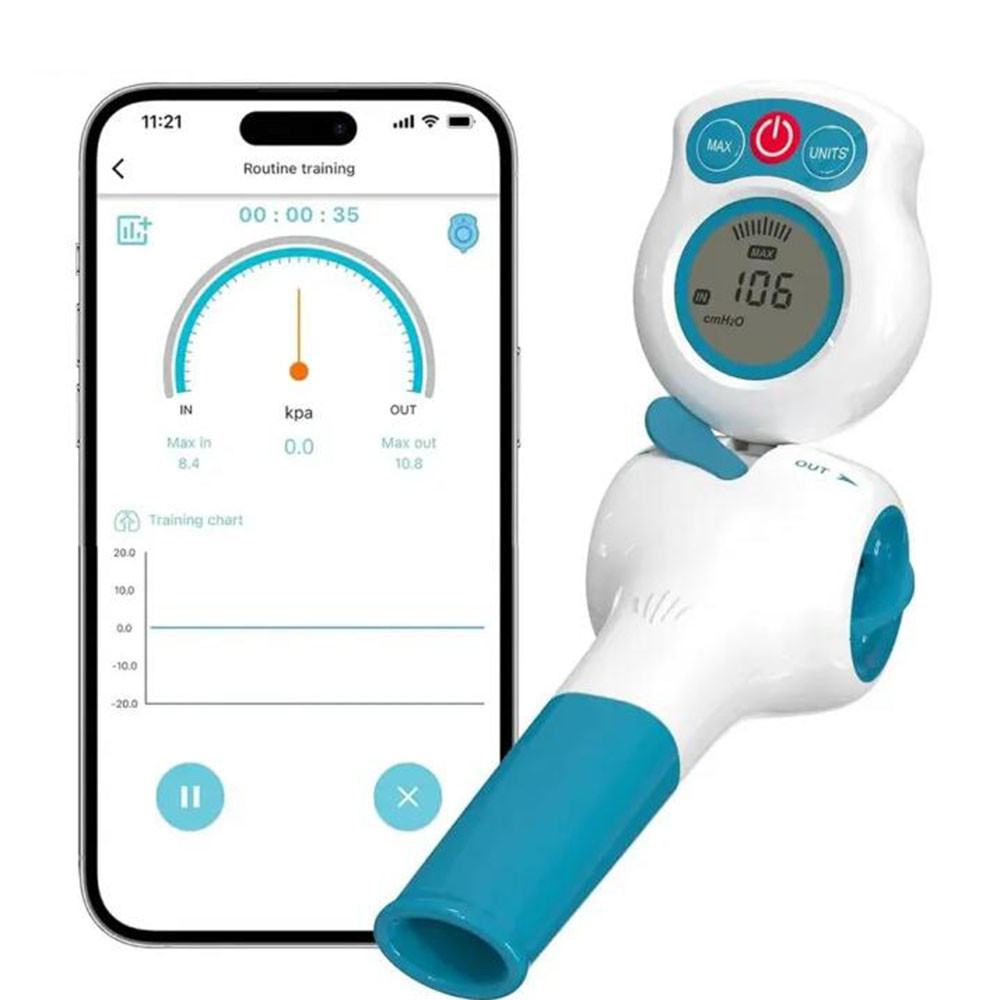 Sonmol Breathing Exercise Device with Digital Manometer Lung Exerciser ...