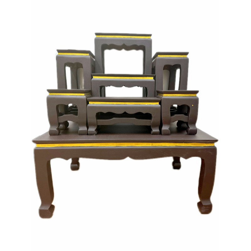 泰国神像实木祭坛桌 手工雕刻拜神桌 供神桌 神台Tokh Mhu Tempat Sembahyang Altar Table praying ...