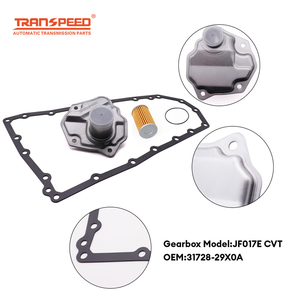 TRANSPEED JF017E Auto Transmission Oil Filter 31728-29X0A & Oil Pan ...
