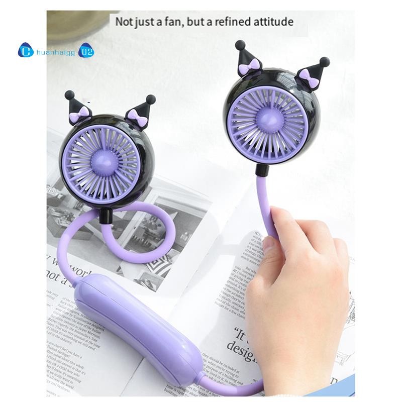 Neck Fan Cute Electric Fan Hand-Free Wearable Personal Fan 300-500mah ...