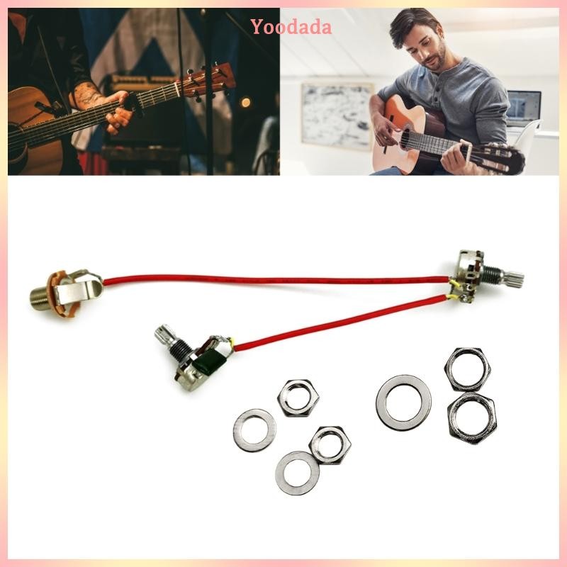 Yoo Prewired Electric Guitar Wiring Hareness 500K Pots Control 1V 1T ...