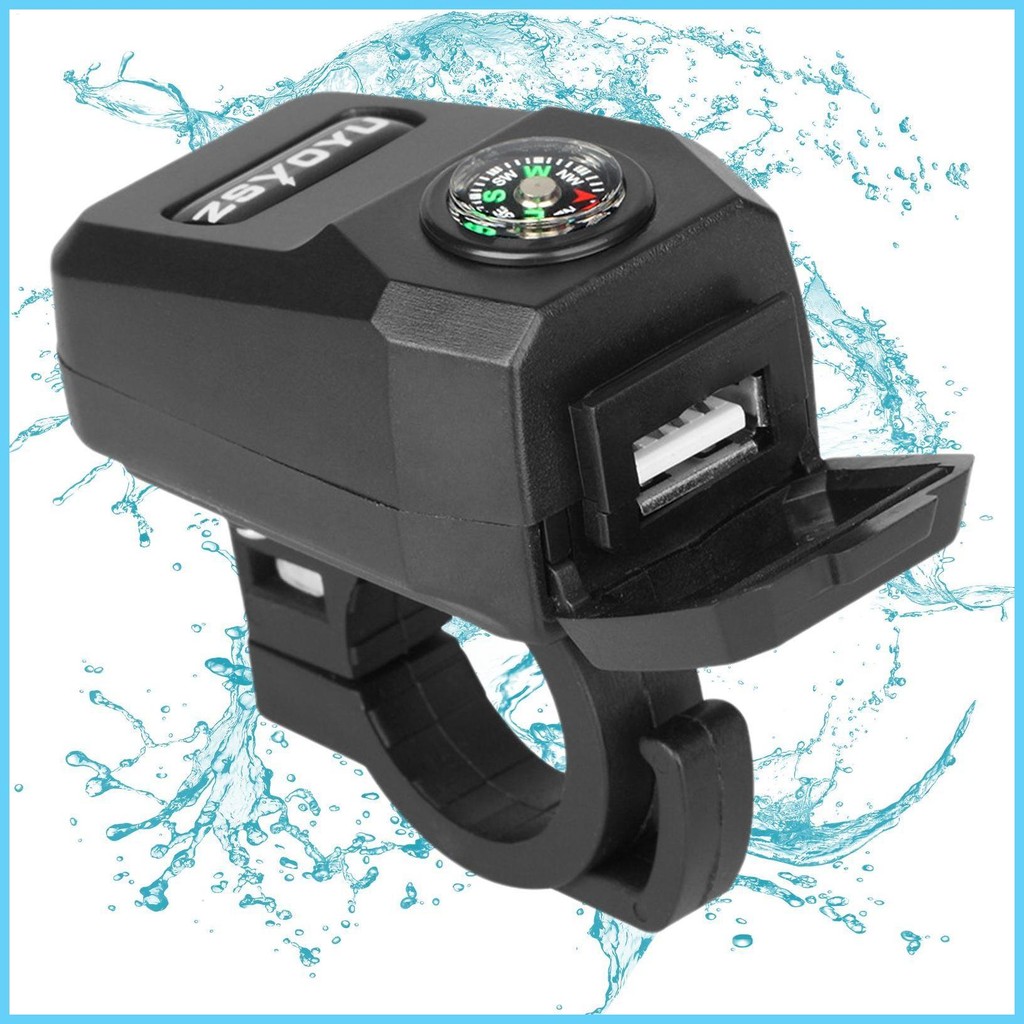 Motorcycle USB Port ATV USB Port For Phone Waterproof Motorcycle USB ...