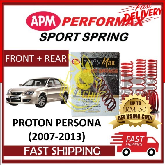 ORIGINAL APM PERFORMAX PROTON PERSONA LOWERED COIL SPORT SPRING ...