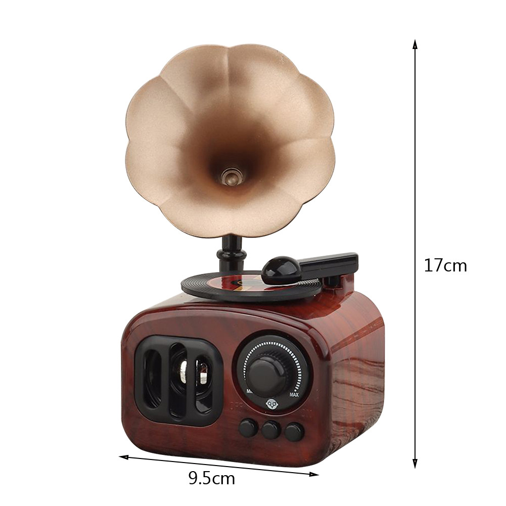 [Redkee.my] Classical Vintage Phonograph Music Box Retro Gramophone ...