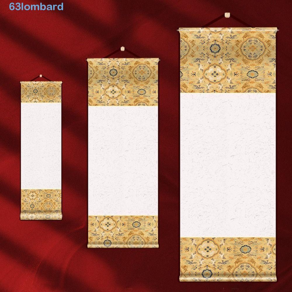 LOMBARD Vintage Rice Paper Scroll, Painting Drawing Paper Self-made ...