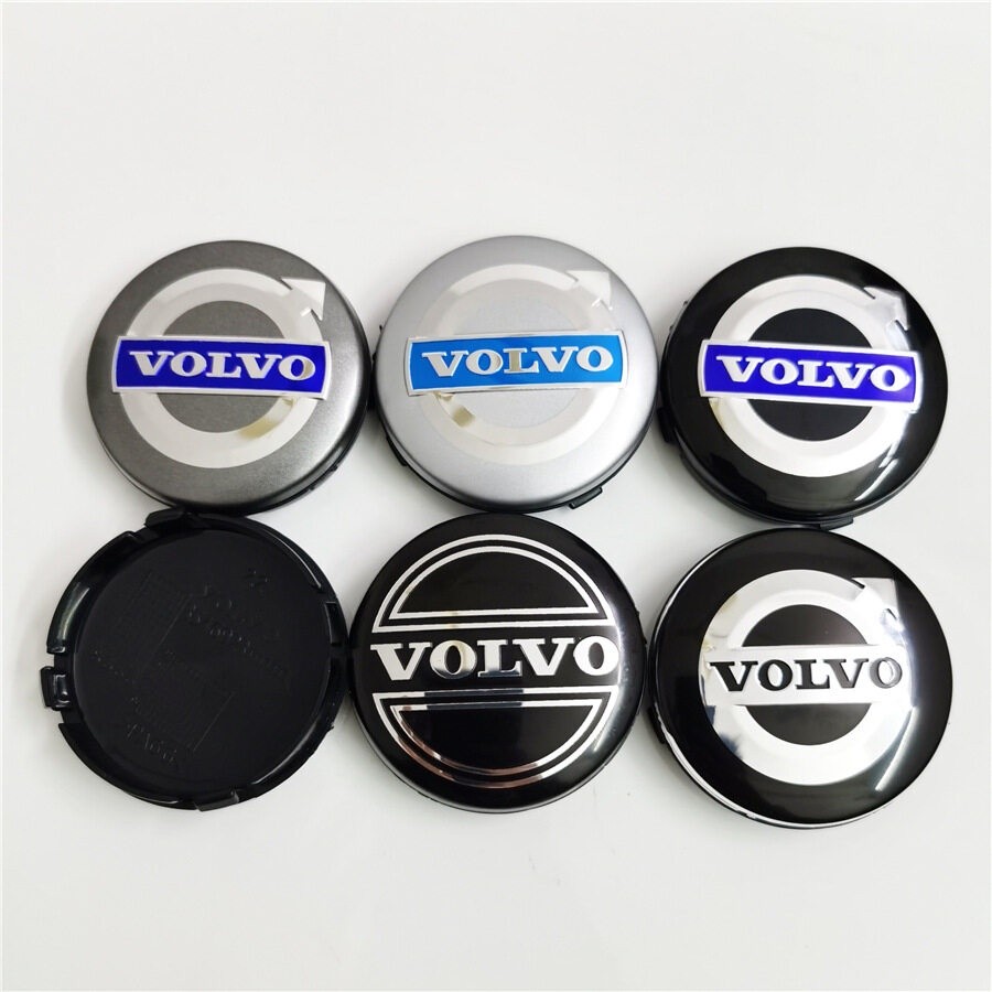 4pcs*60mm/64mm VOLVO Hubcaps Wheel Centre Covers, Car Emblem Badge ...