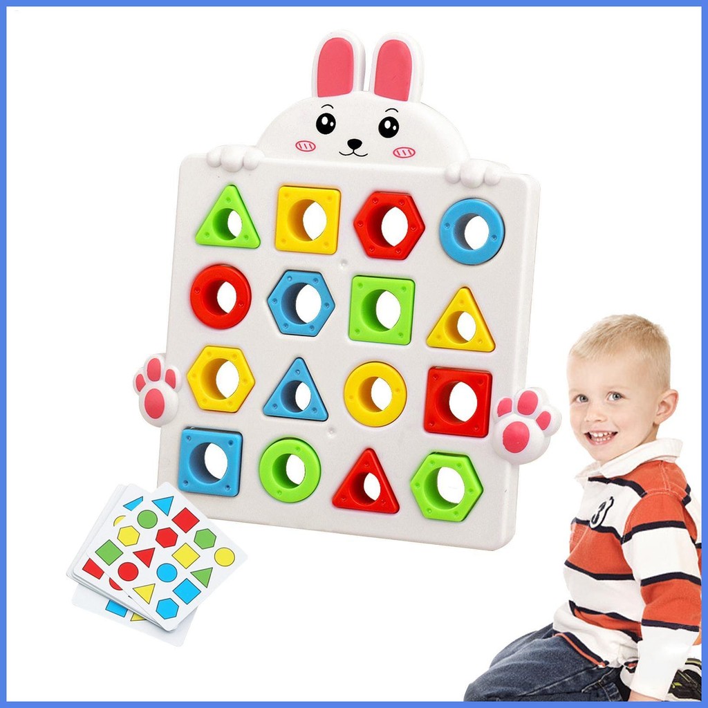 Color and Shape Matching Color Sensory Educational Toy Montessori ...