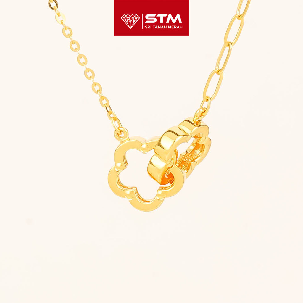 STM Exclusive Bajet Necklace/Rantai Leher 916 (22K Gold) | Shopee Malaysia