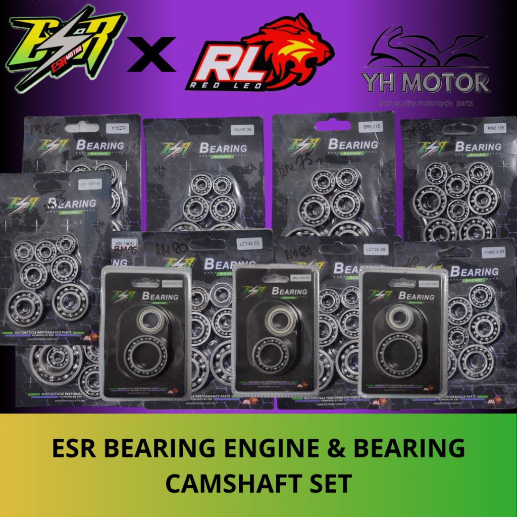 ESR BEARING ENGINE & BEARING CAMSHAFT SET | Shopee Malaysia