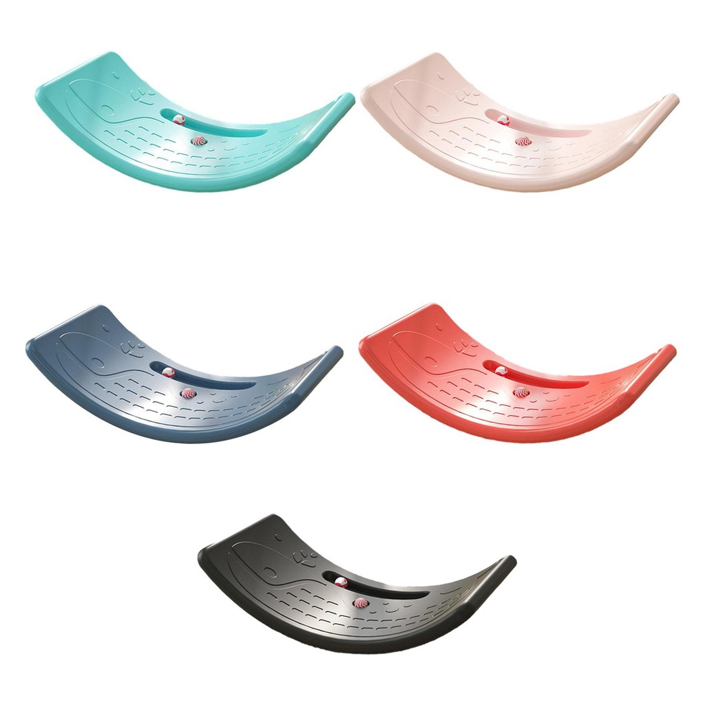 [yiodusi] Balance Board Balancing Kids Toys Compact Curved Rocker Board ...
