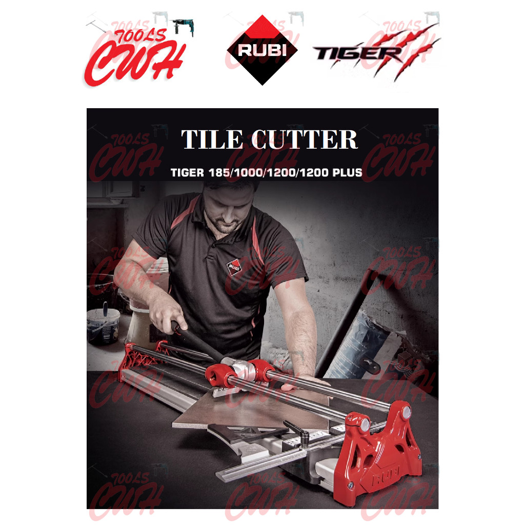 RUBI SPAIN TIGER 85CM 100CM 120CM CERAMIC TILE CUTTER CUT CUTTING ...