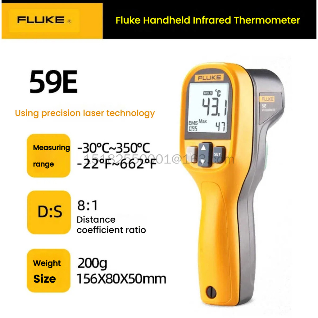 FLUKE 59 infrared thermometer F59E MT4max F62MAX+ thermometer ...