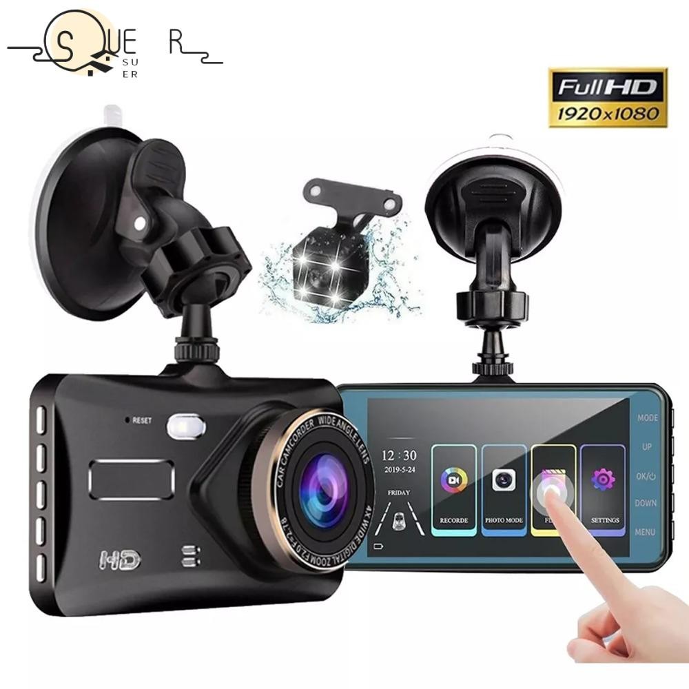 SUEREN Car Camera Recorder, Front And Rear Dual Cameras Mini Dash Cam ...