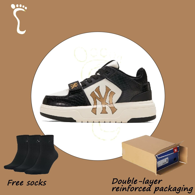 Mlb chunky Liner Mid-top NY shoes mlb shoes Wear-resistant Sneakers ...