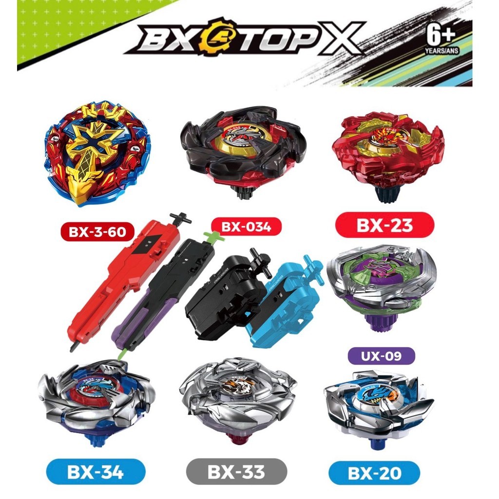 Mainan Beyblade X Xtreme String Launcher/Sword Launcher Box Set Beyblade BX/UX untuk Kanak-Kanak ...
