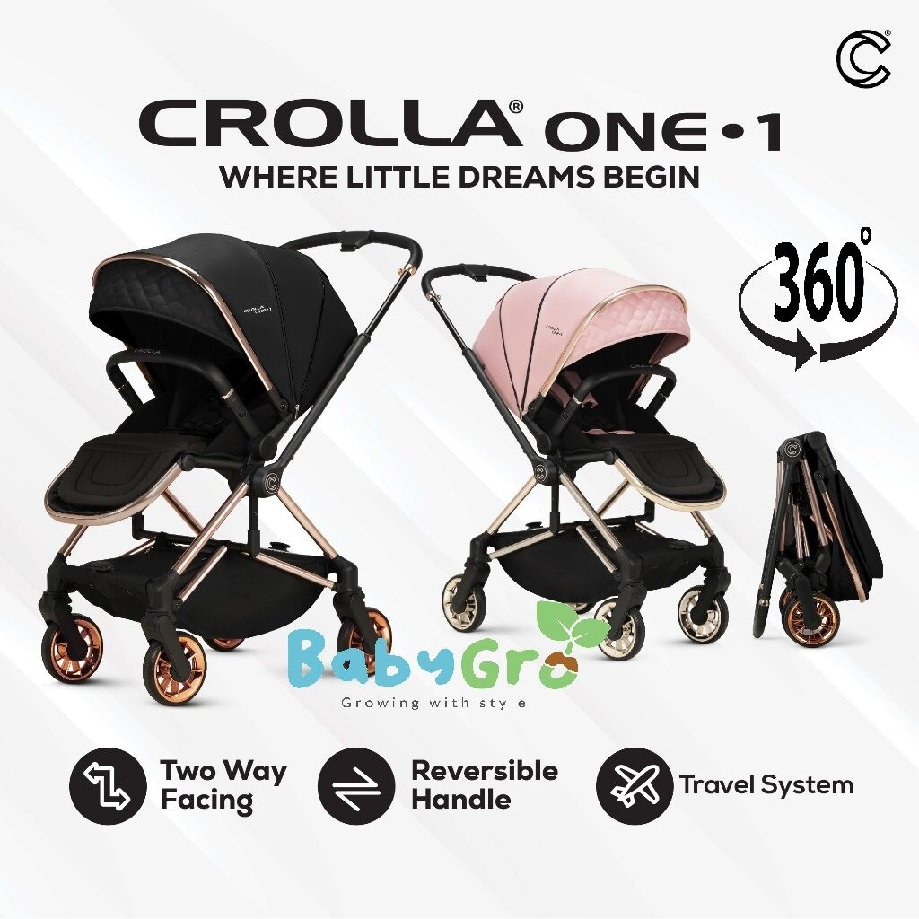 Crolla ONE•1 Two way facing Baby Stroller (Up to 22kg) | Shopee Malaysia