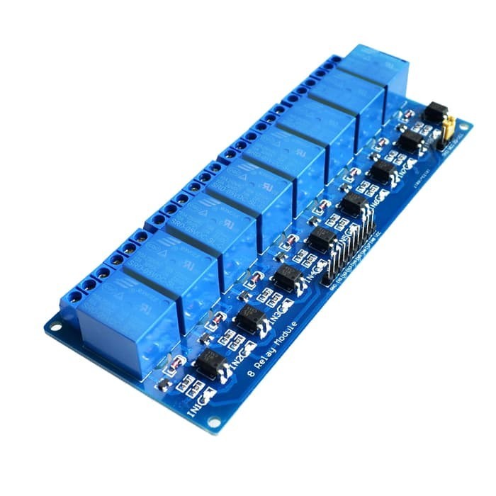 Gb99 Module Relay 8 Channel 5V 5 Volt Insulation With OPTOCOUPLER 8CH ...