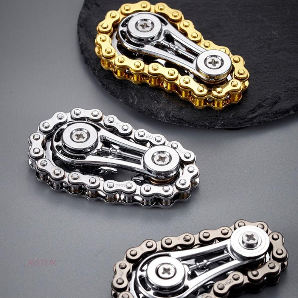 ROTUR Fingertip Gyro Mechanical, Chains Gear Fingertip Sprocket Hand ...