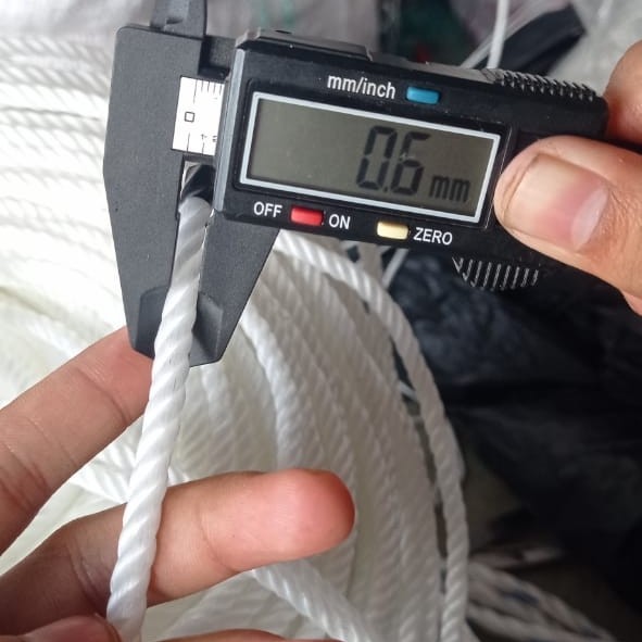 PUTIH 6mm Mining Rope White PE Plastic Mine Pull Strong Tie Retail ...