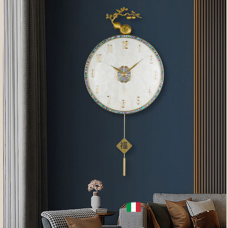 Modern and Sleek Decorative Wall Clock without Ticking Sound, Perfect ...