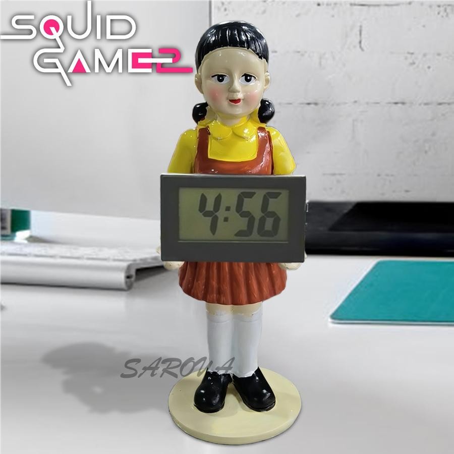 Squid Game Season 2 Countdown Girl Figurine Squid Game Girl Countdown ...