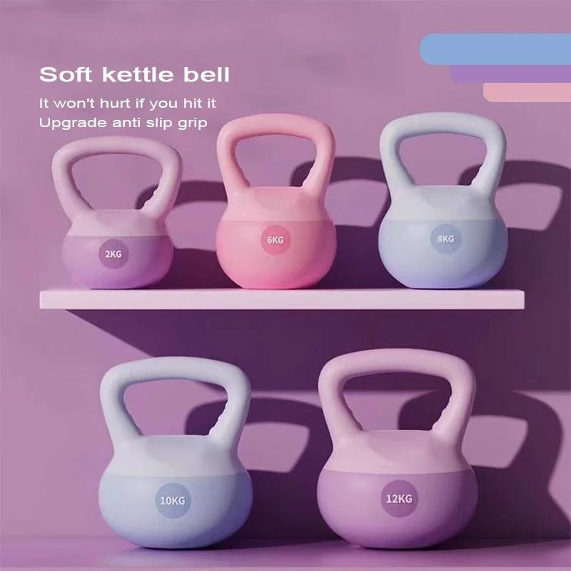 PREMIUM Soft Kettlebell Kettle Dumbbells Fitness Soft Kettlebells Deep ...