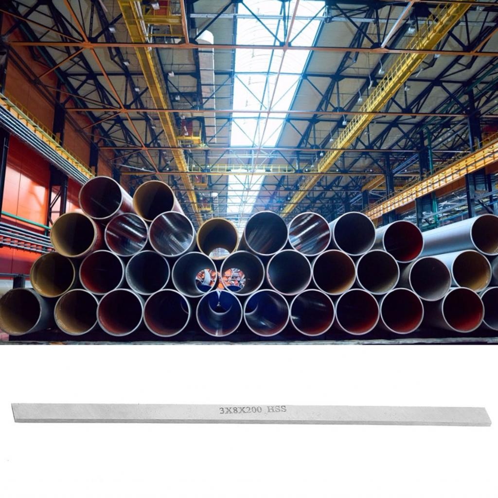 Haapeury Lathe Steel Bar Strip Hss White High Speed Tool Flat Lathes ...