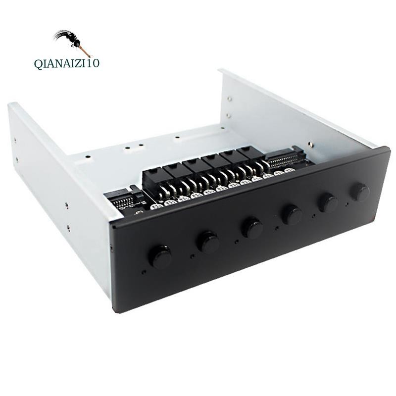 6 Way Hard Disk Selector Controller Hard Drive Power Switch Module for Desktop Computer Support ...