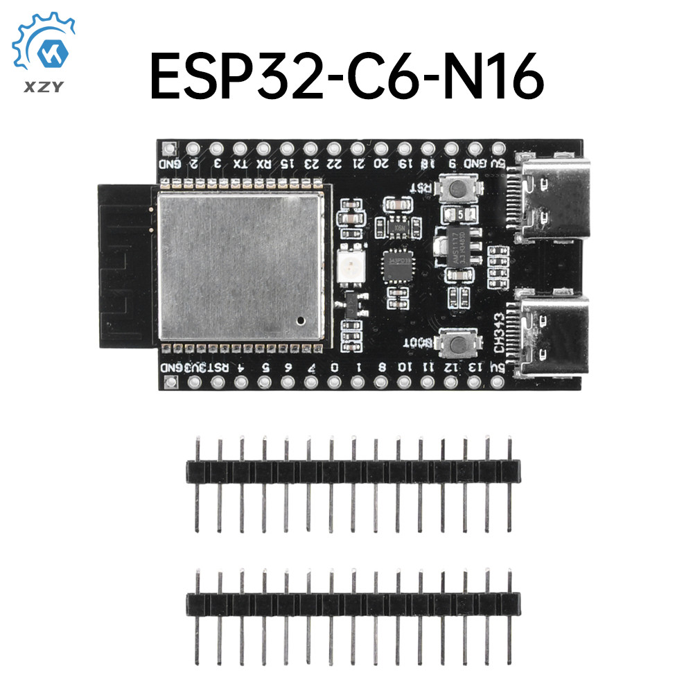 Esp32 C6 Wifi Bluetooth Development Board Core Board Onboard Esp32 C6 Wroom 1 Module Dual Type C